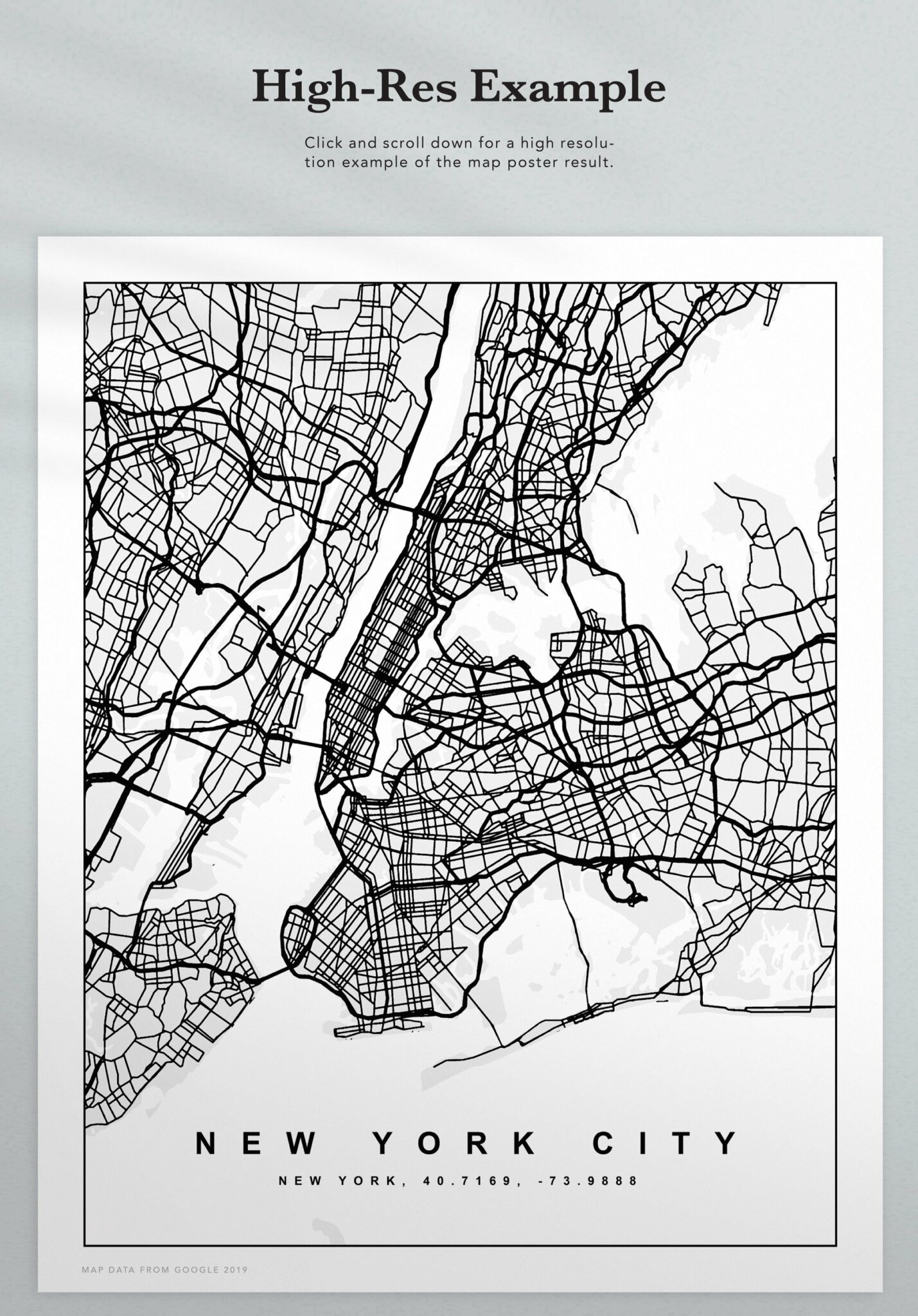 Map Poster Creator for Photoshop – MasterBundles