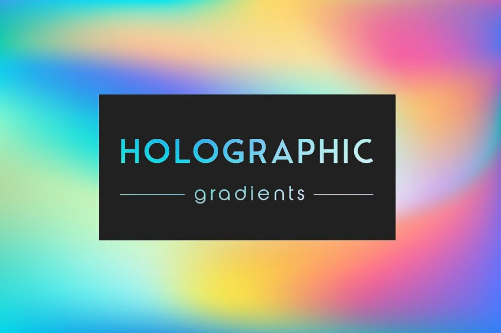 Holographic gradients set 40 – MasterBundles