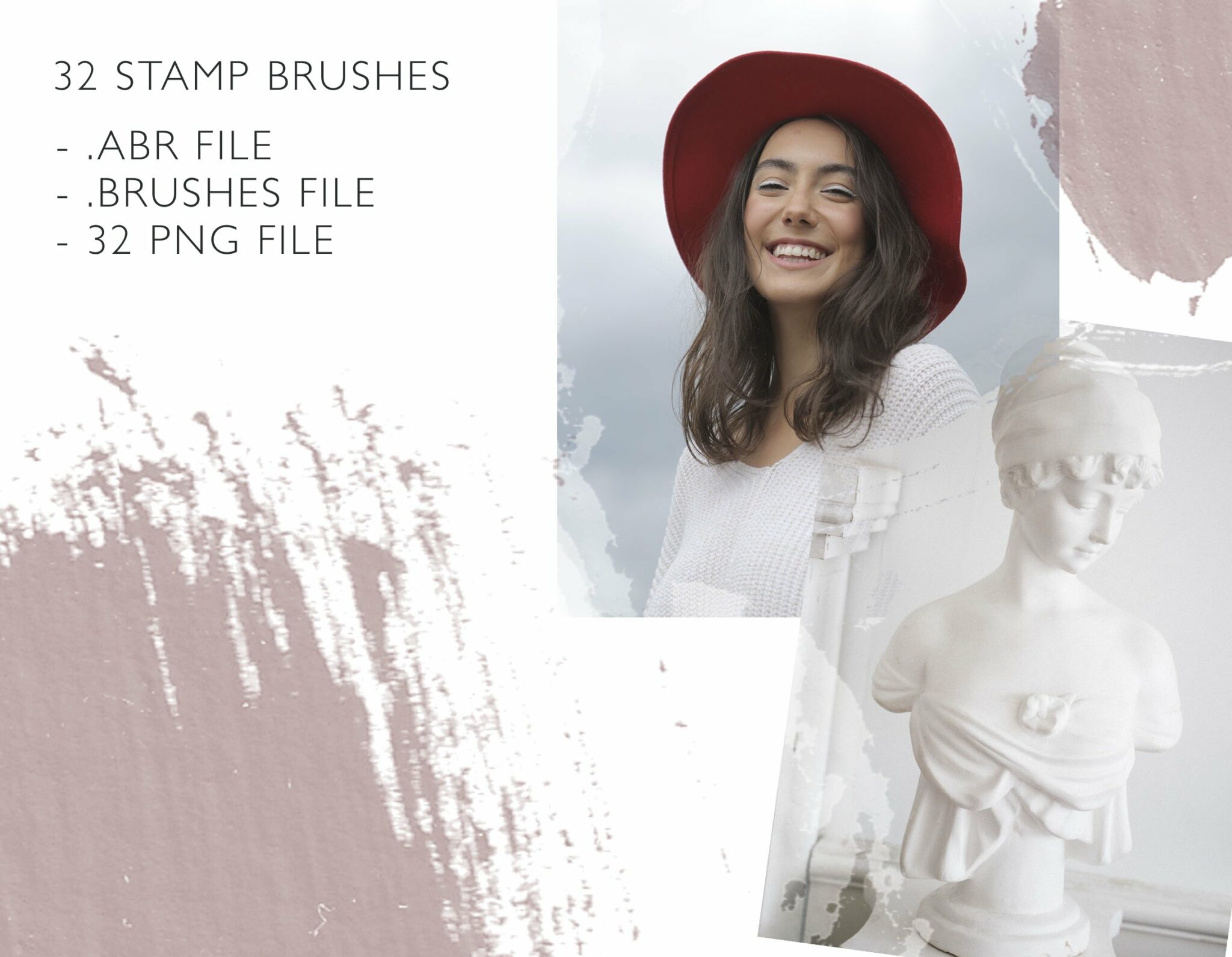32 Stamp Brushes Photoshop/Procreate – MasterBundles
