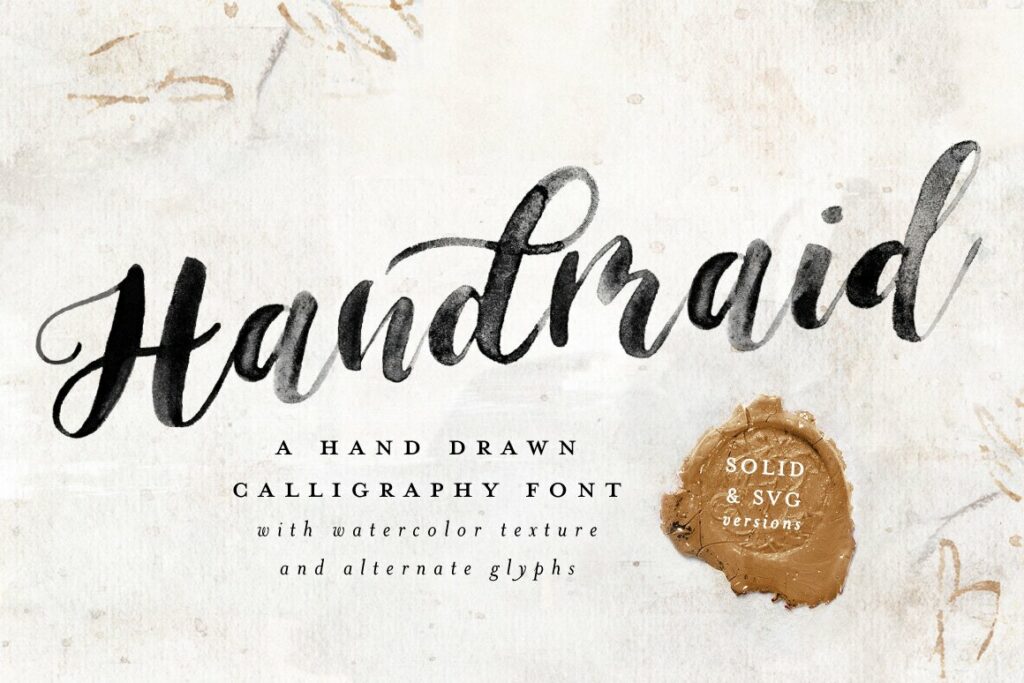 Handmaid SVG + Solid Font – MasterBundles