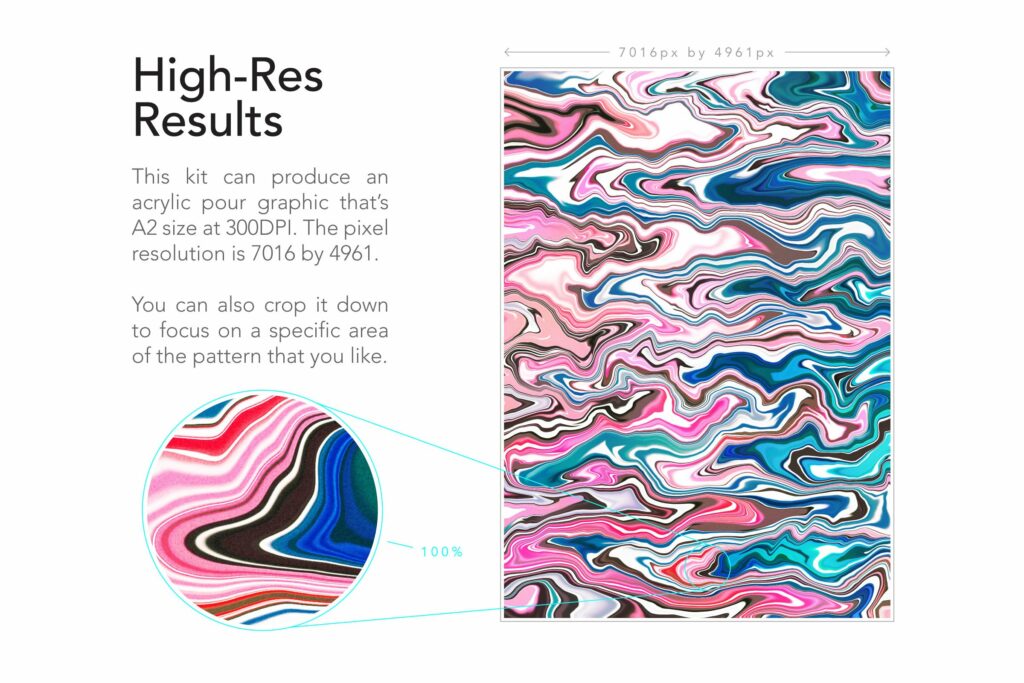 Acrylic Pour Creator for Photoshop – MasterBundles