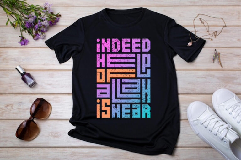 Indeed help of Allah is near 8 SVG Bundle T-Shirt Design - MasterBundles