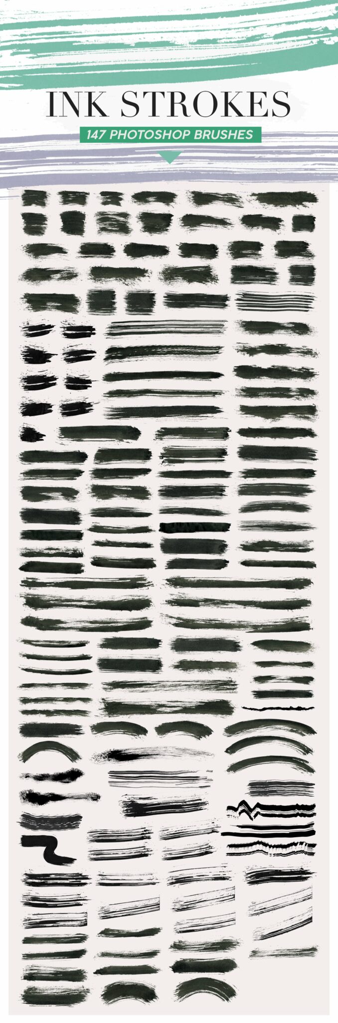 487 Ink Shapes Photoshop Brushes – MasterBundles