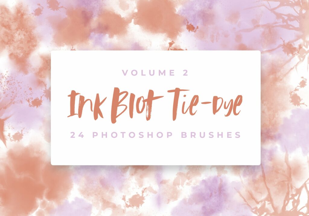 Ink Blot Tie-Dye Brushes Vol. 2 – MasterBundles