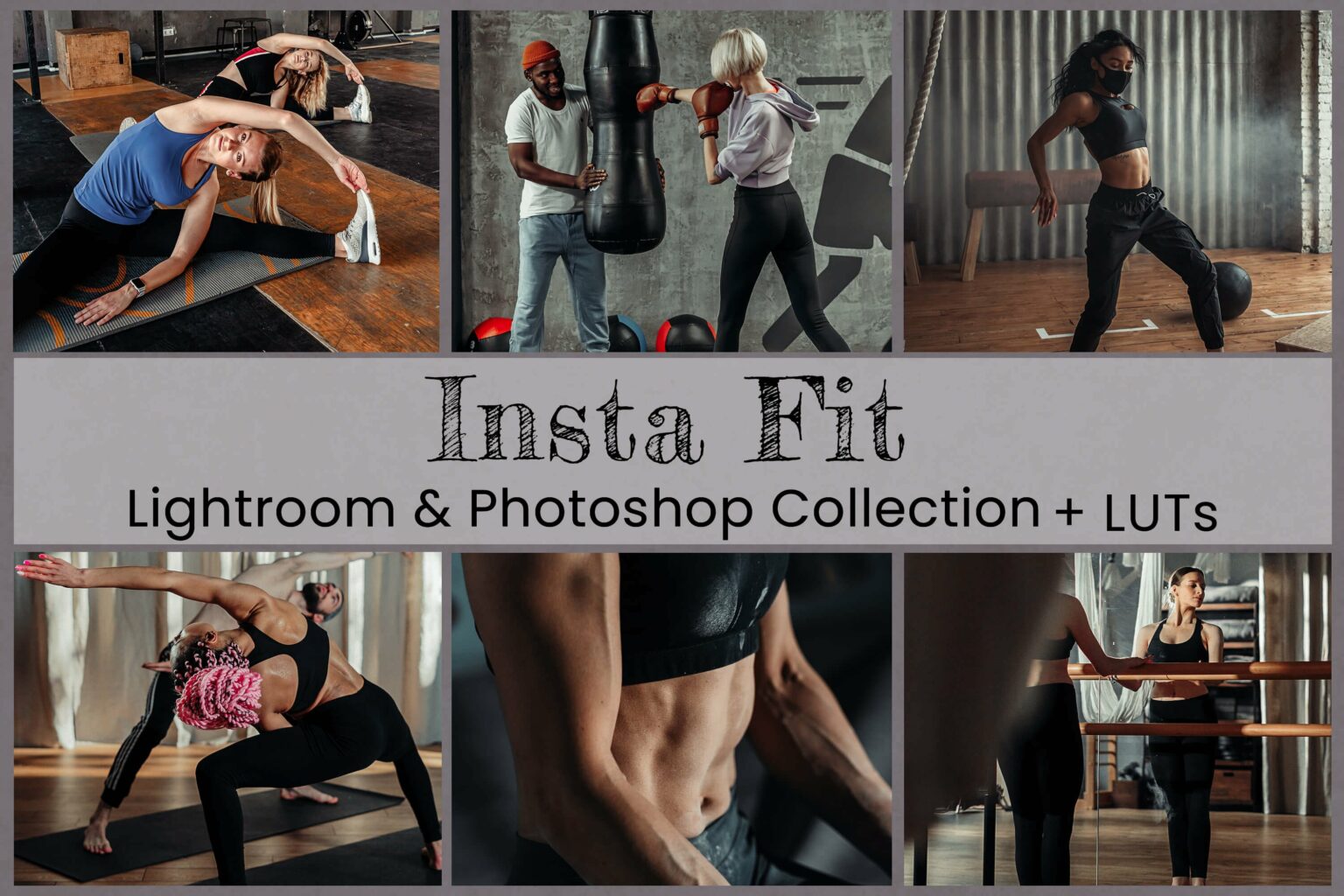 Insta Fit Lightroom Photoshop LUTs – MasterBundles