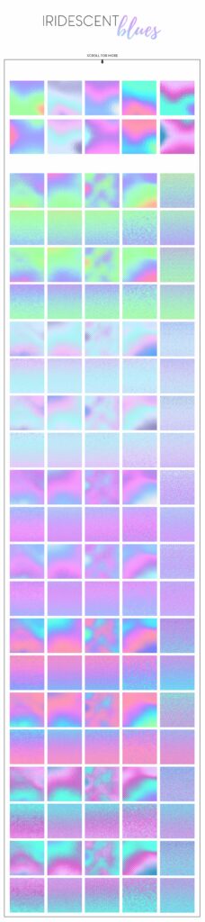 Iridescence - Light & Blues Styles – MasterBundles