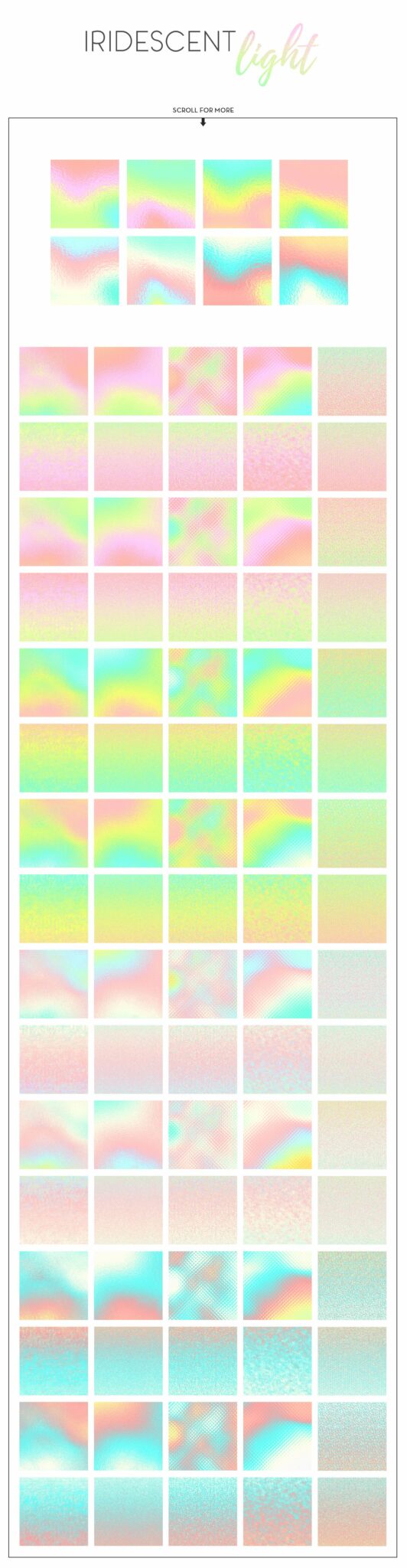 Iridescence - Light & Blues Styles – MasterBundles