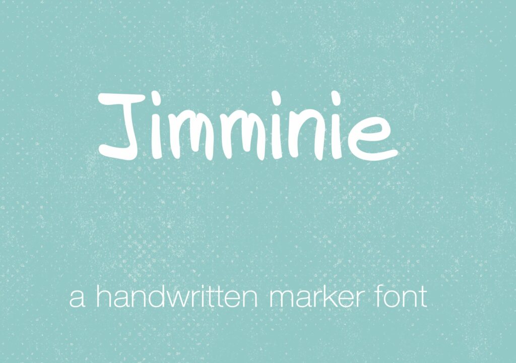 Jimminie - a Handwritten Font – MasterBundles