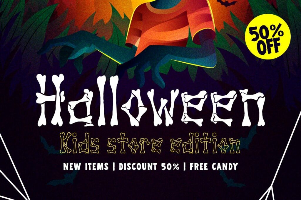 John Bones - Scary Font – MasterBundles