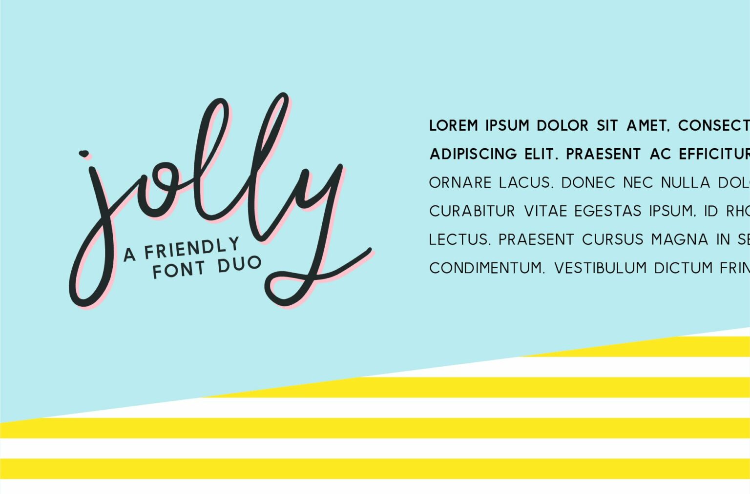 Jolly | A Friendly Font Duo – MasterBundles