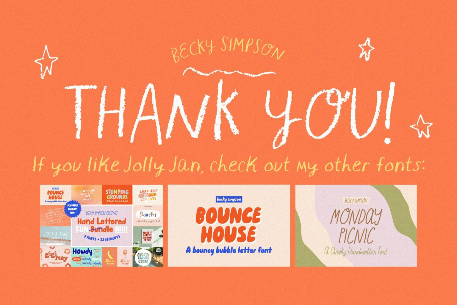 Jolly Jan • Crayon Handlettered Font – MasterBundles