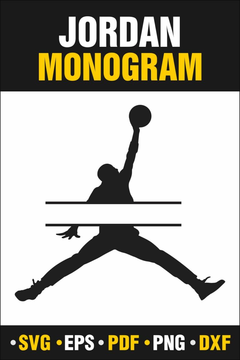 Jordan Logo Monogram SVG, Jordan Logo Monogram Png, Vector Cut file ...