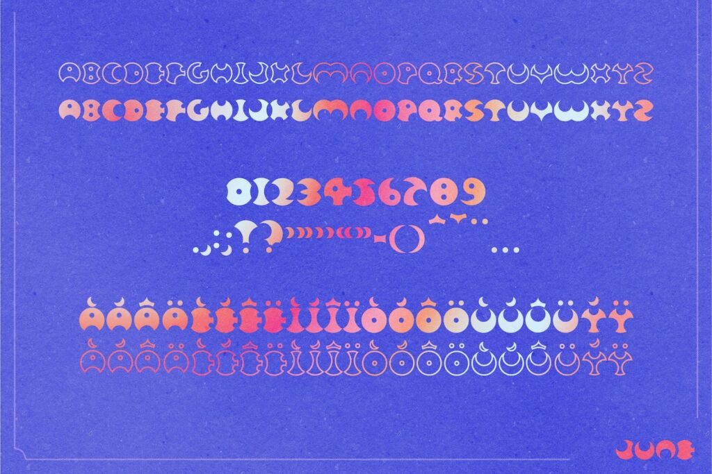 Retro Cyber Lunar Font Moon Typeface – MasterBundles