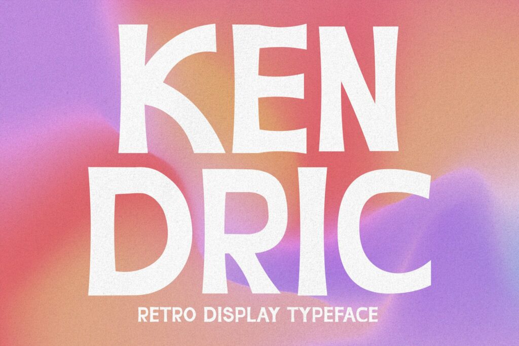Kendric - Display Typeface – MasterBundles