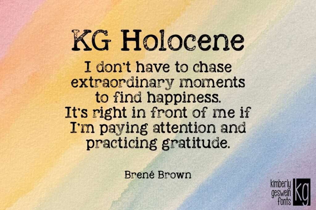 KG Holocene – MasterBundles