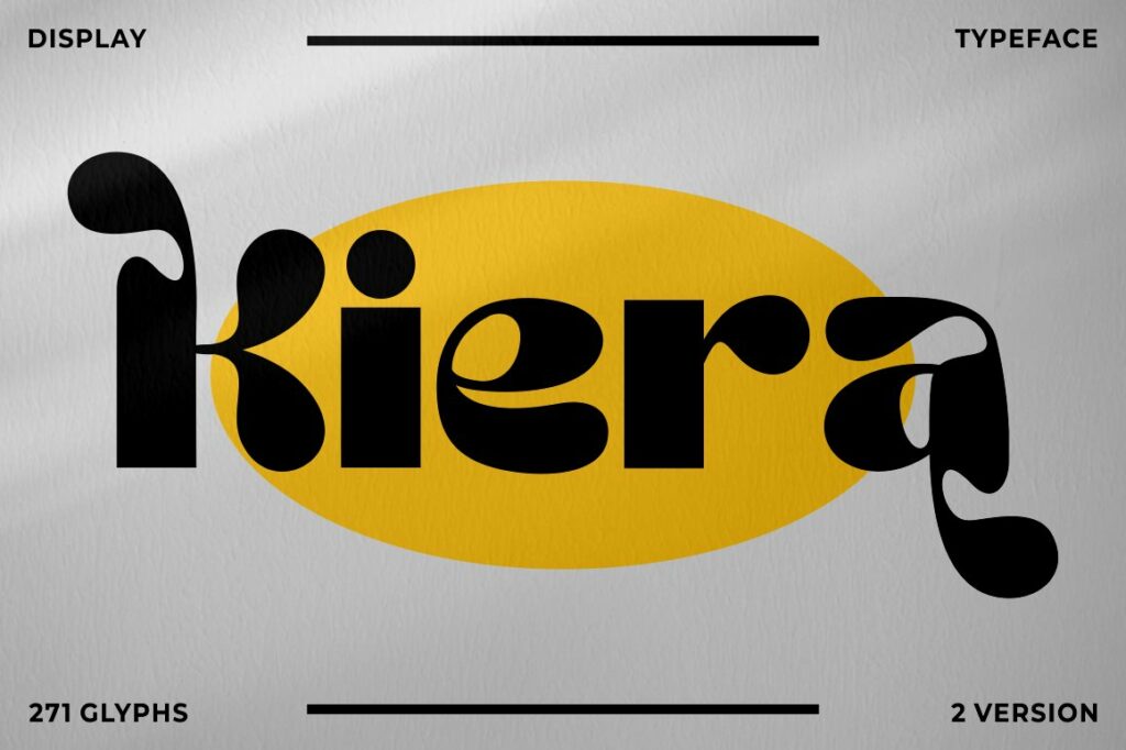 Kiera - Display Font – MasterBundles