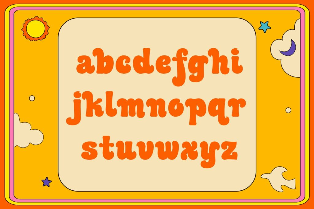 Kool Beans - Groovy Display Typeface – MasterBundles