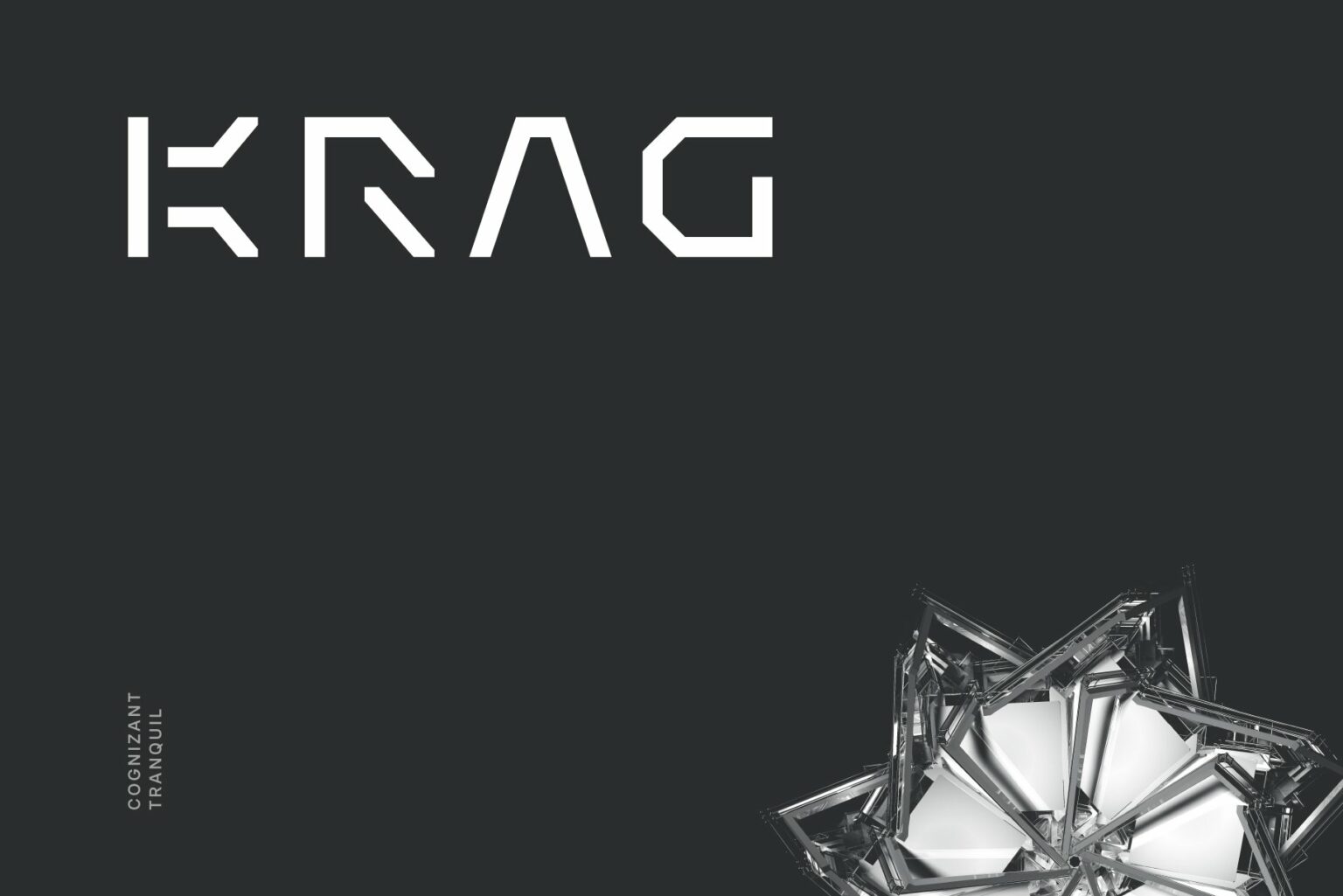 Krag Futuristic Tech Font – MasterBundles