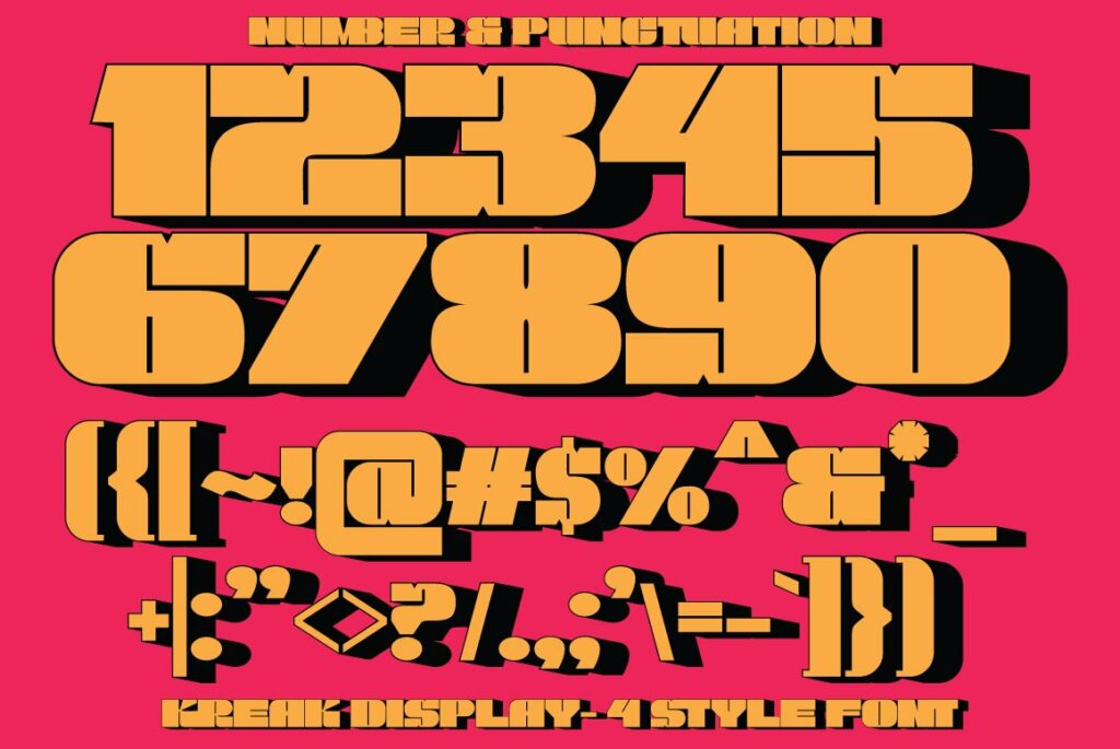 KREAK - BOLD DISPLAY FONT – MasterBundles