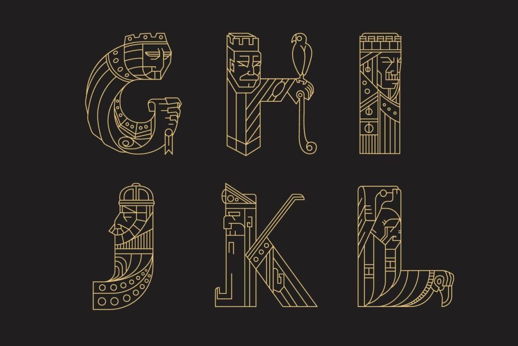 Rulers (vector letters and numbers) – MasterBundles