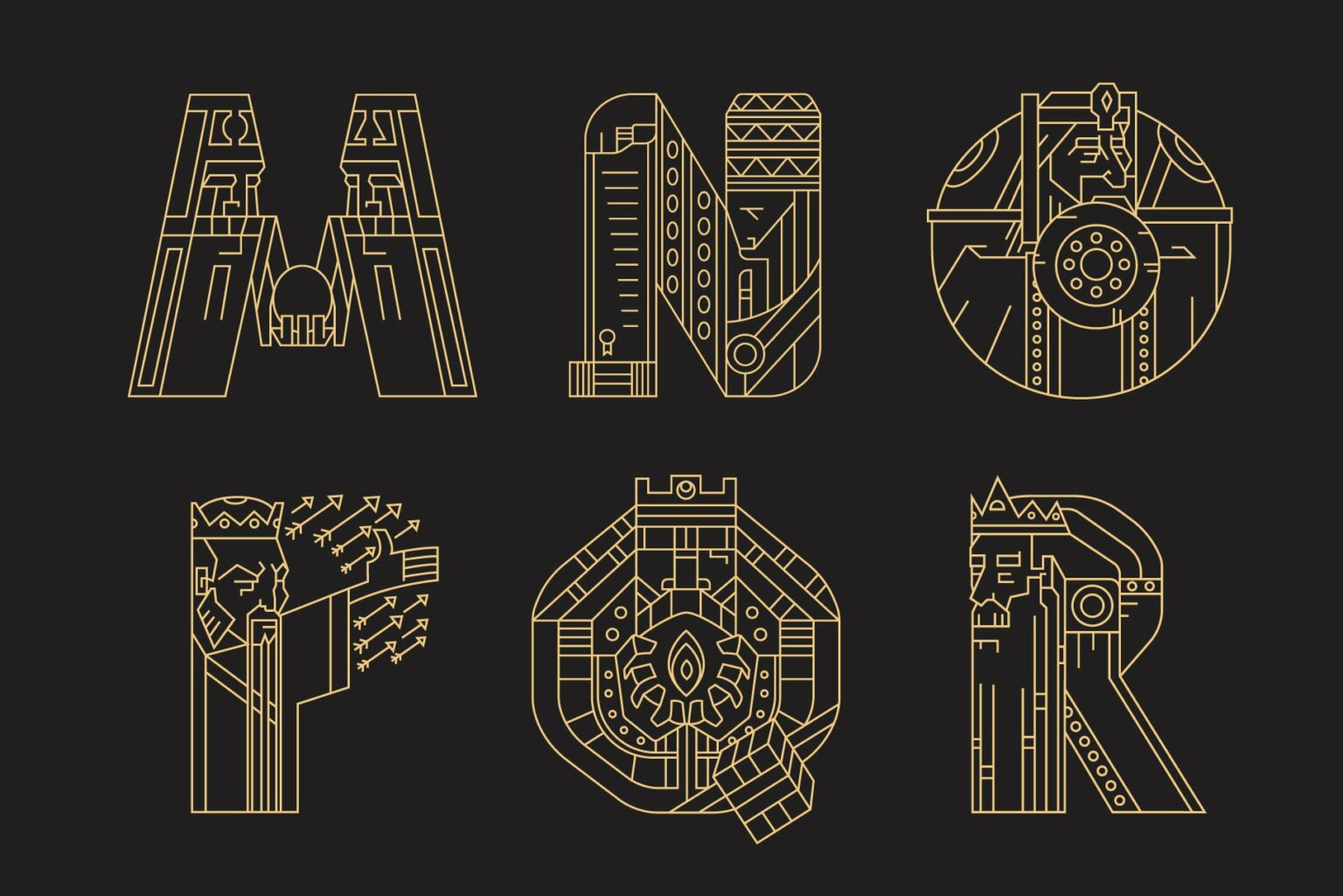 Rulers (vector letters and numbers) – MasterBundles