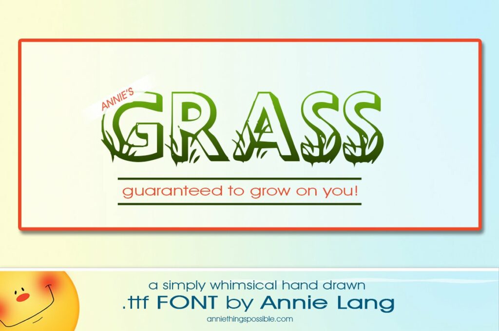 Annie's Grass Font – MasterBundles
