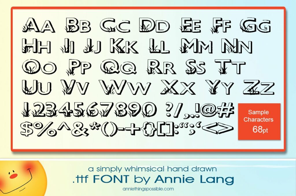 Annie's Grass Font – MasterBundles