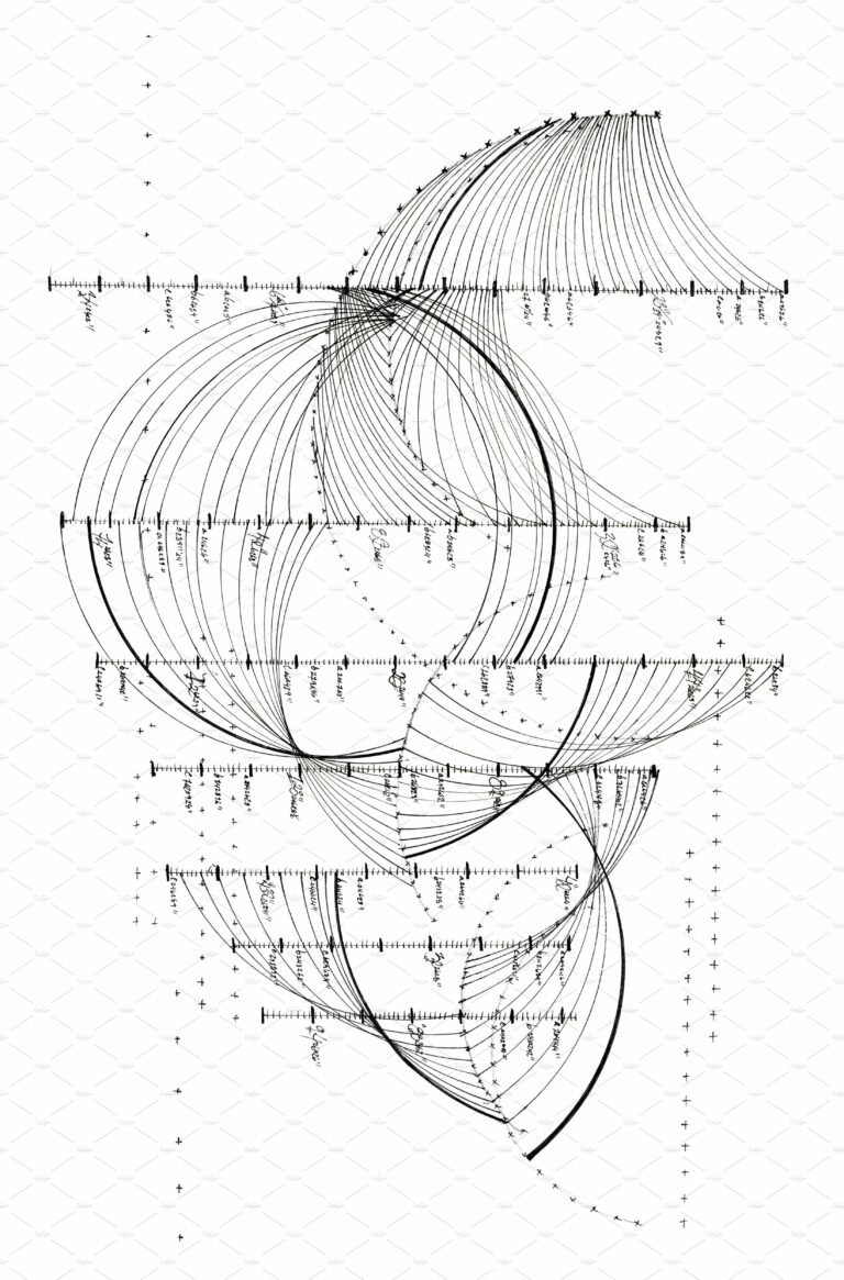32 Technical Drawing Brushes V2 – MasterBundles