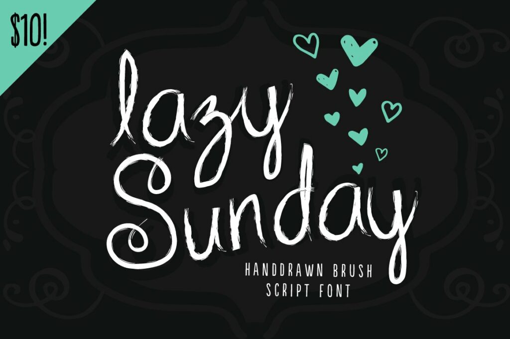 Lazy Sunday - Script Font – MasterBundles
