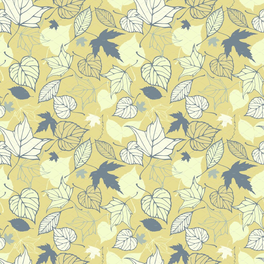 Fall leaves patterns+illustrations – MasterBundles