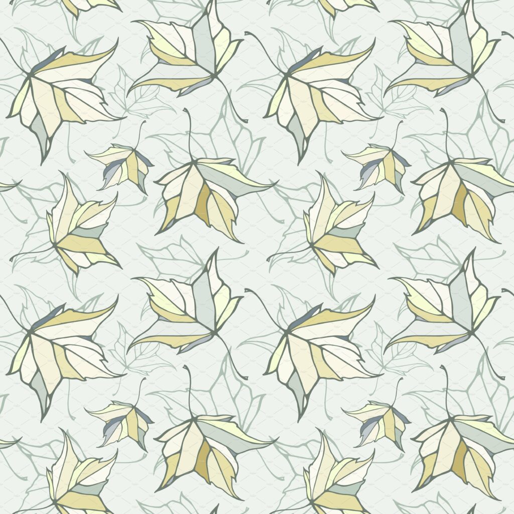 Fall leaves patterns+illustrations – MasterBundles