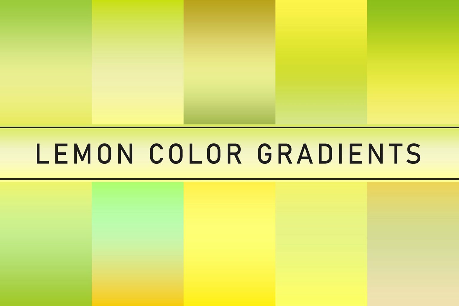 Lemon Color Gradients – MasterBundles