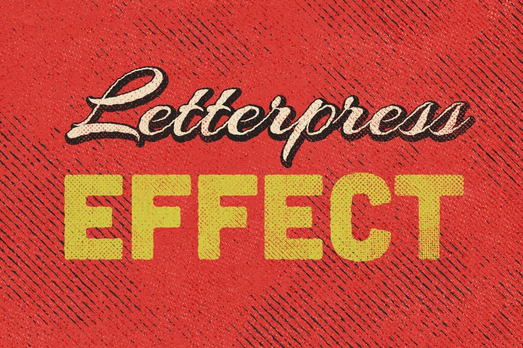 Letterpress Text Effects – MasterBundles