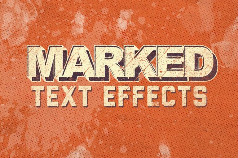 Letterpress Text Effects – MasterBundles