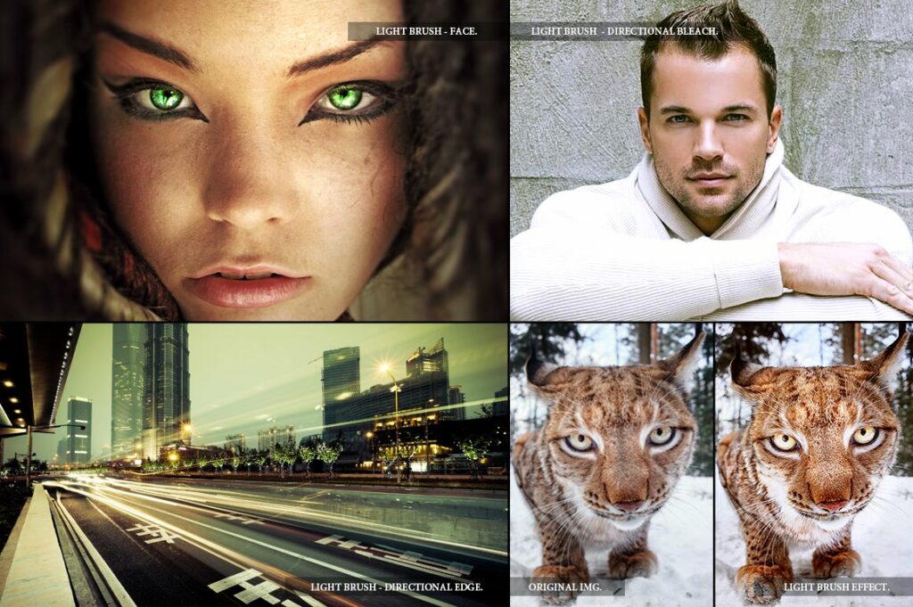 309 Photoshop Light Effect Brushes – MasterBundles