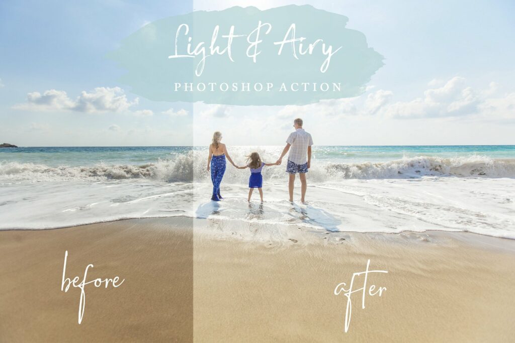 Light and Airy Photoshop Action – MasterBundles