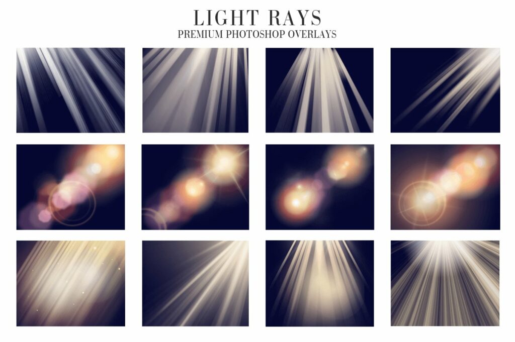 Light Rays Overlays Photoshop – MasterBundles