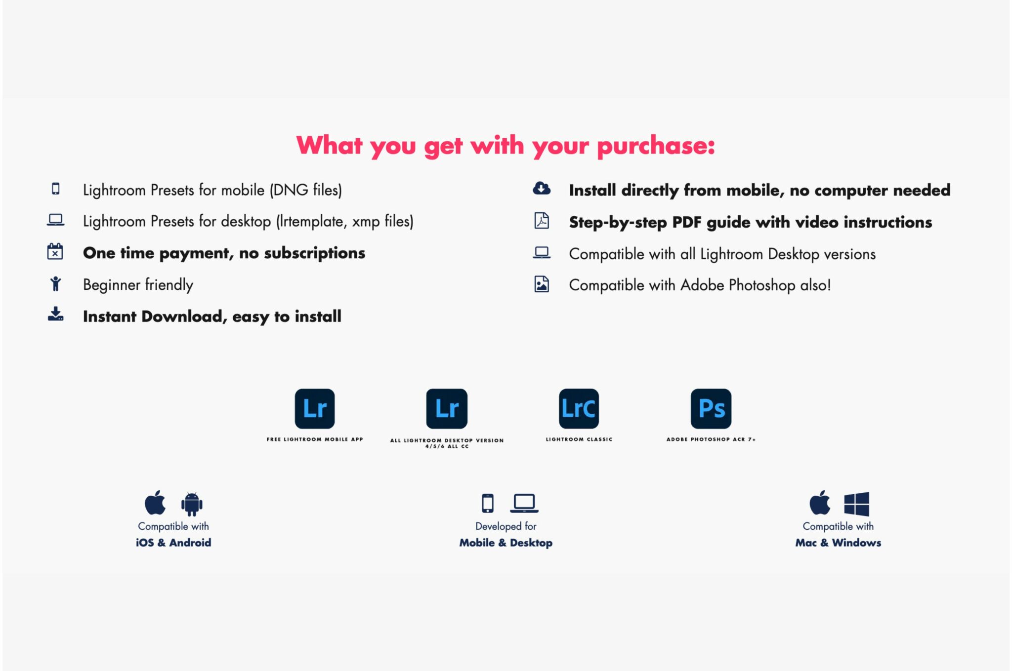Lightroom Presets Grey – MasterBundles