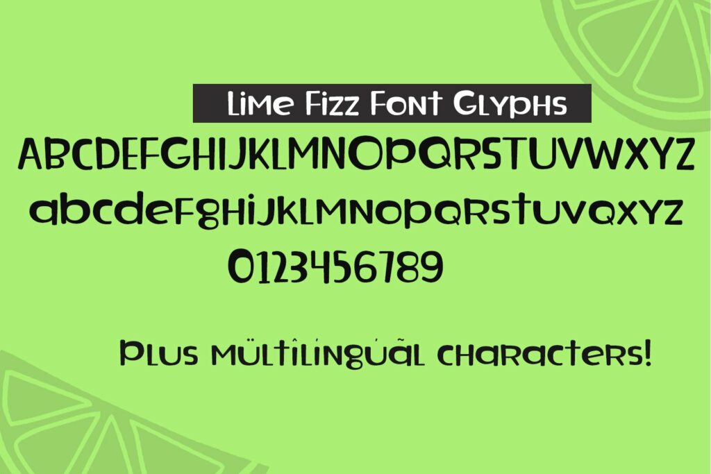 Lime Fizz Sans Serif Font – MasterBundles