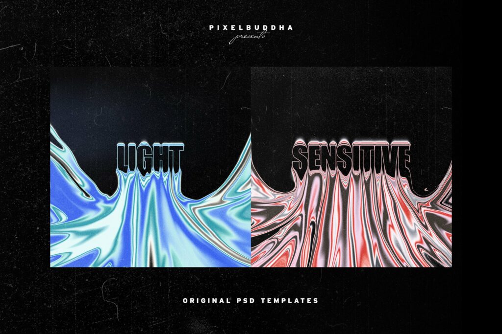 Liquid Text Effects Collection – MasterBundles