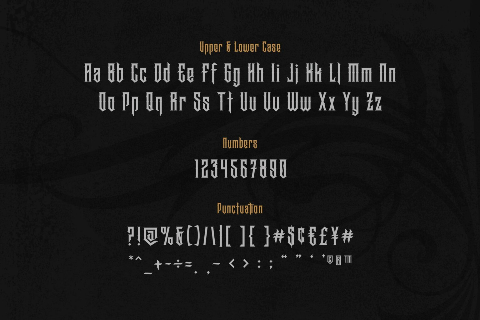 Lock Down Blackletter Font – MasterBundles