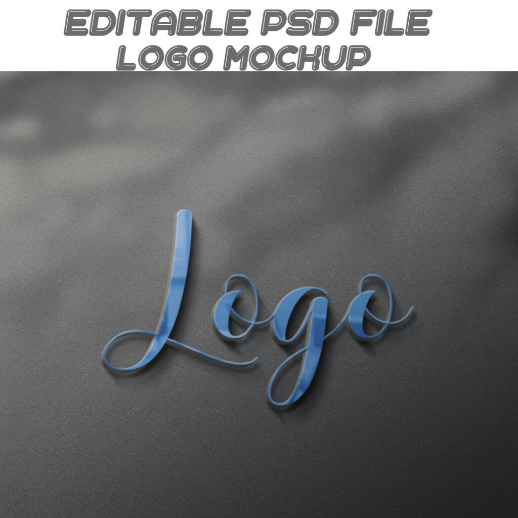 3D Branding sign mockup