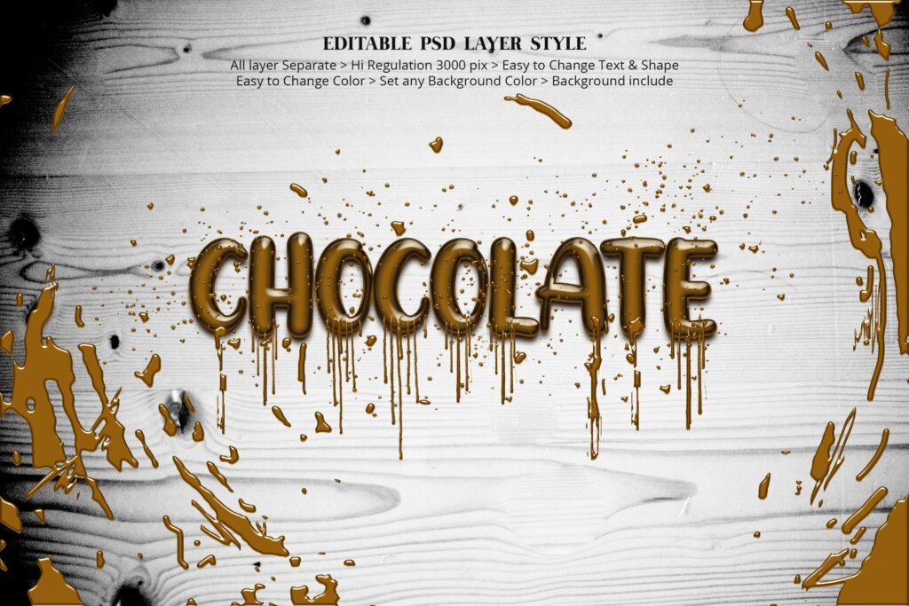 Editable Photoshop Text Effect – MasterBundles