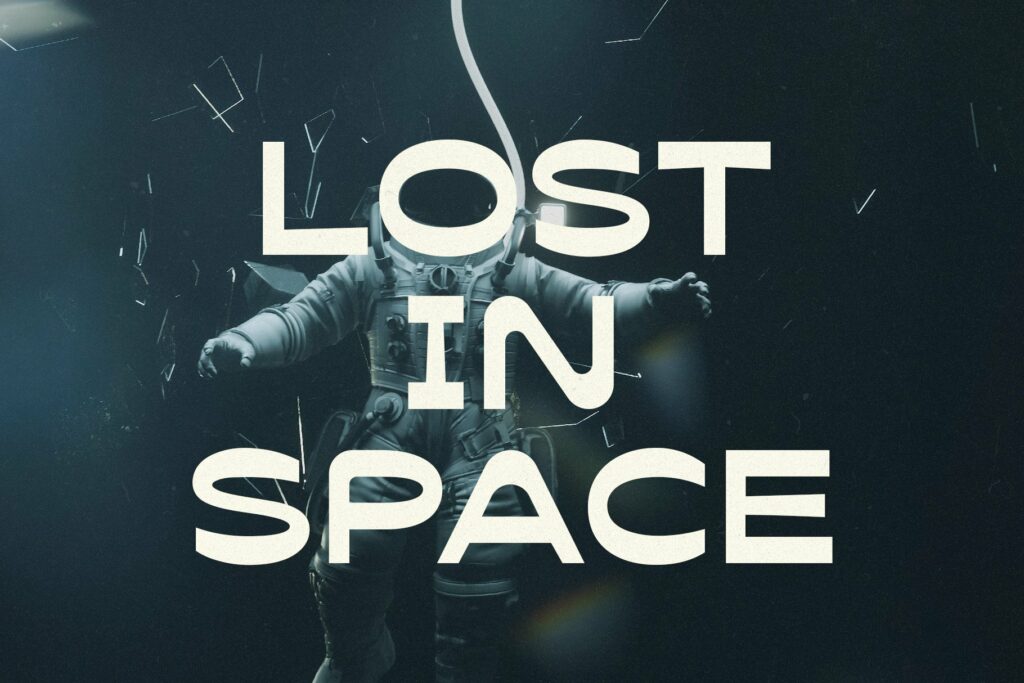 Scarlex - Retro Space Typeface – MasterBundles