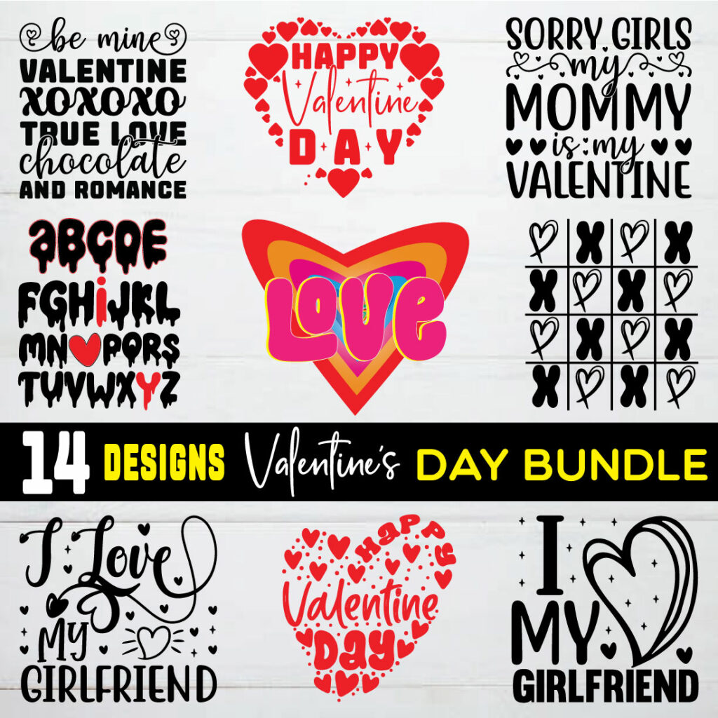 14+ Valentine's Day Bundle- MasterBundles