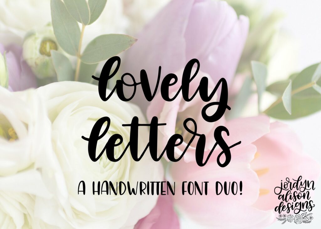 Hand Lettered Font Bundle – MasterBundles