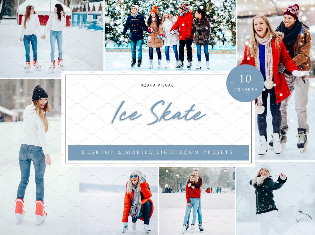 10 x Ice Skate Lightroom Presets – MasterBundles