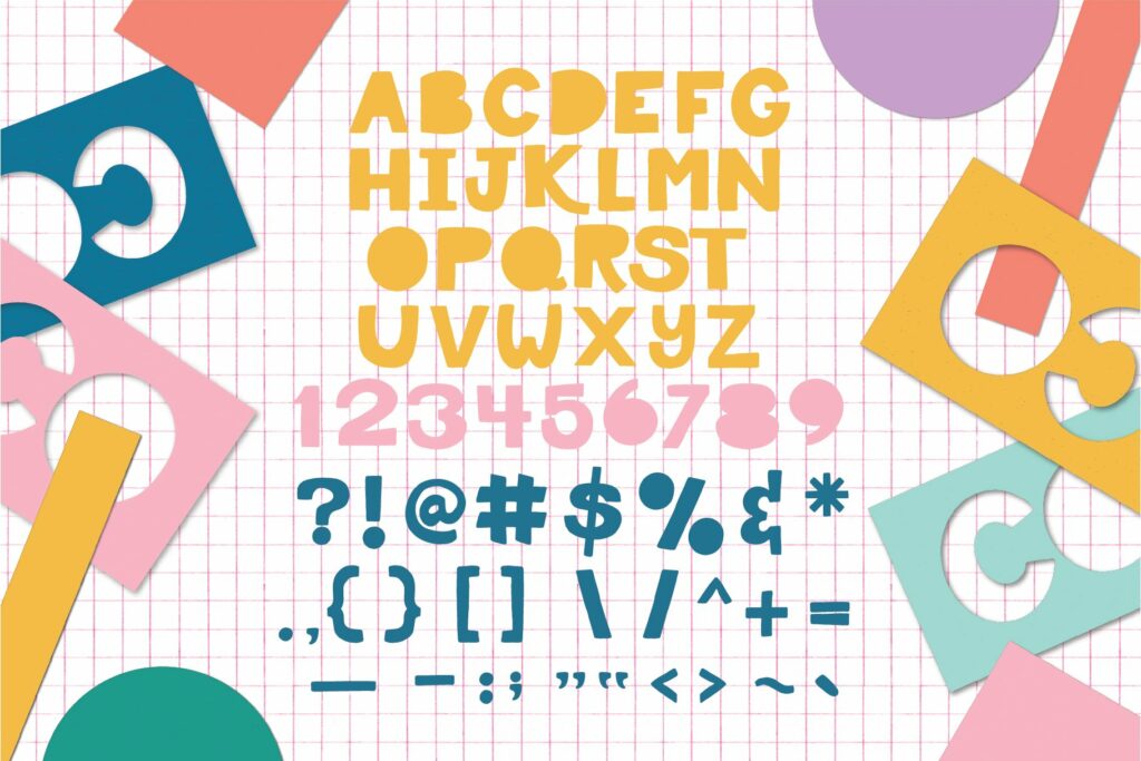 Construction Paper Font – MasterBundles