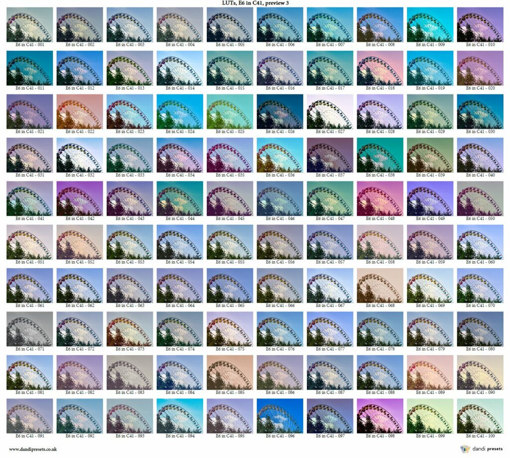 E6 in C41 LUTs Adobe(1998) – MasterBundles