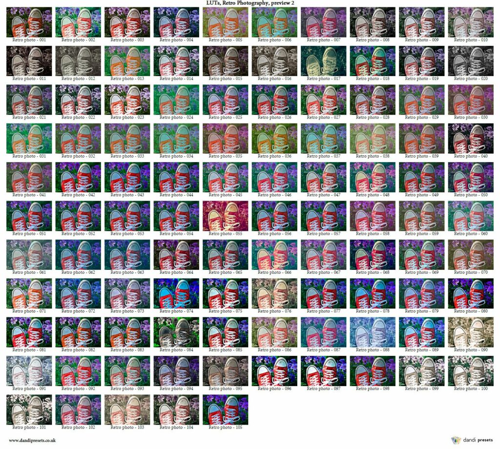 Retro photography LUTs Adobe(1998) – MasterBundles